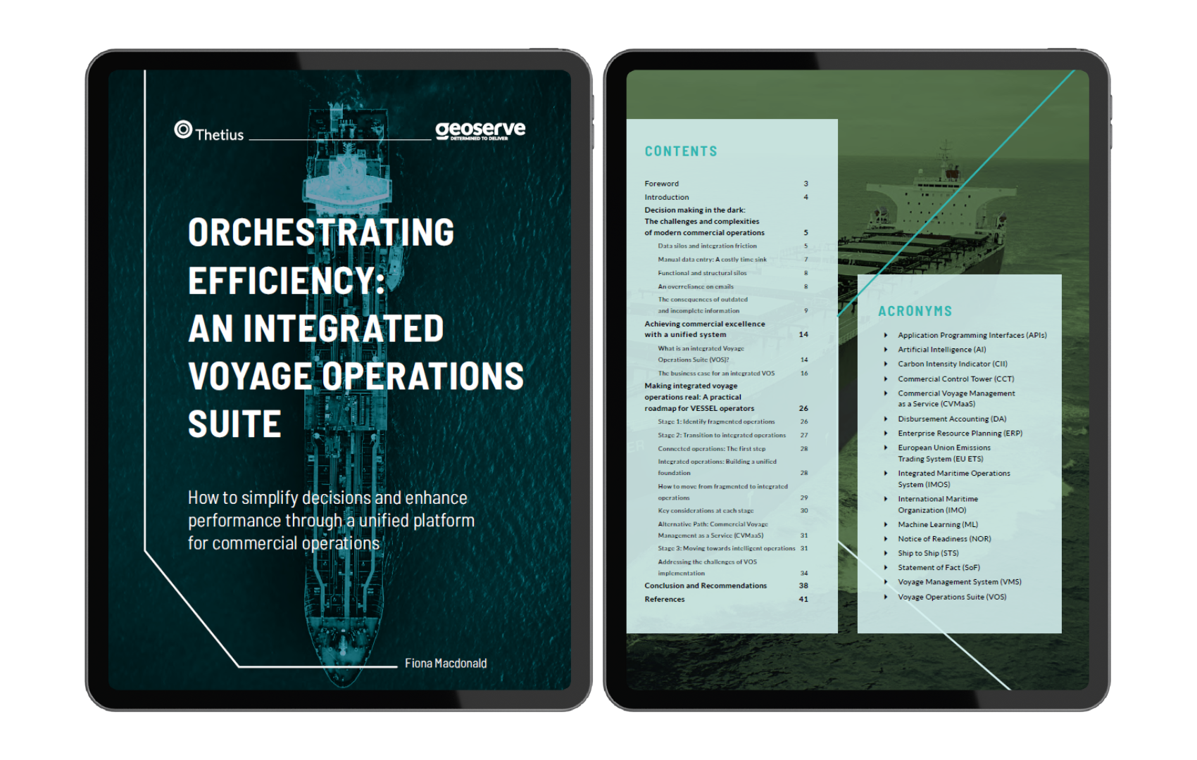 An Integrated Voyage Operations Suite